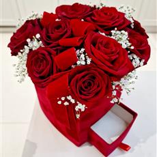 Velvet Heart Box